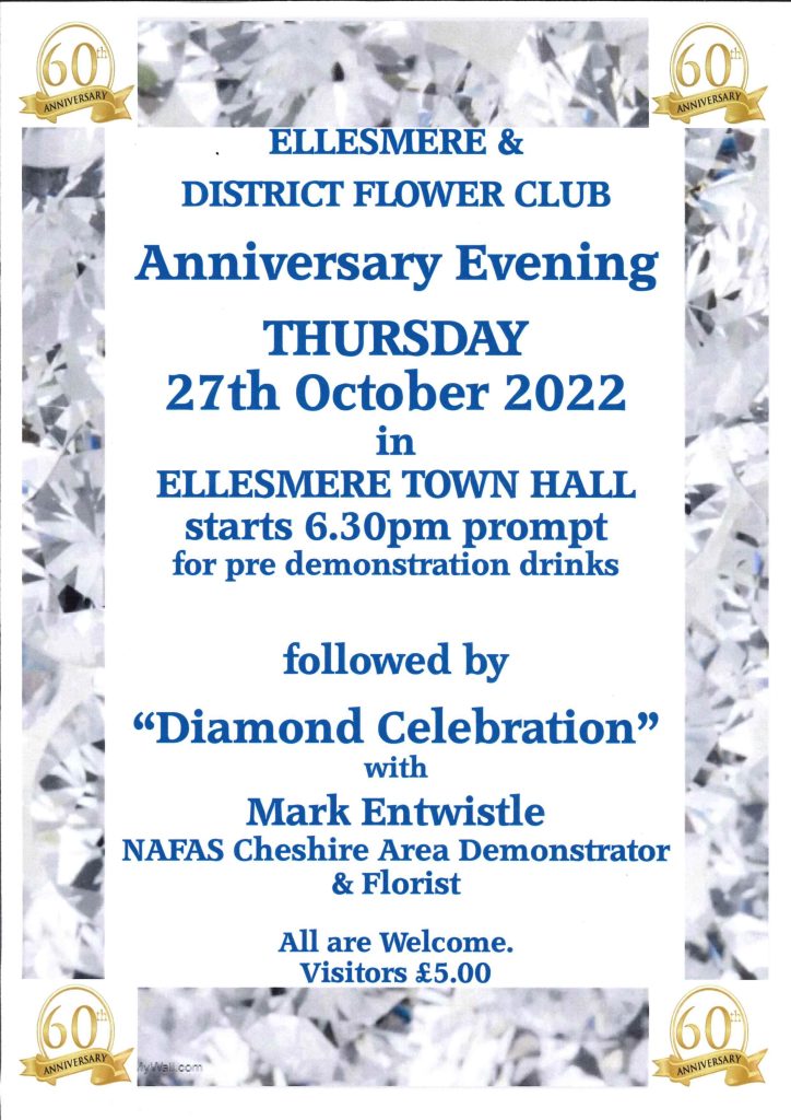 Ellesmere & District Flower Club - Ellesmere Town Council ...