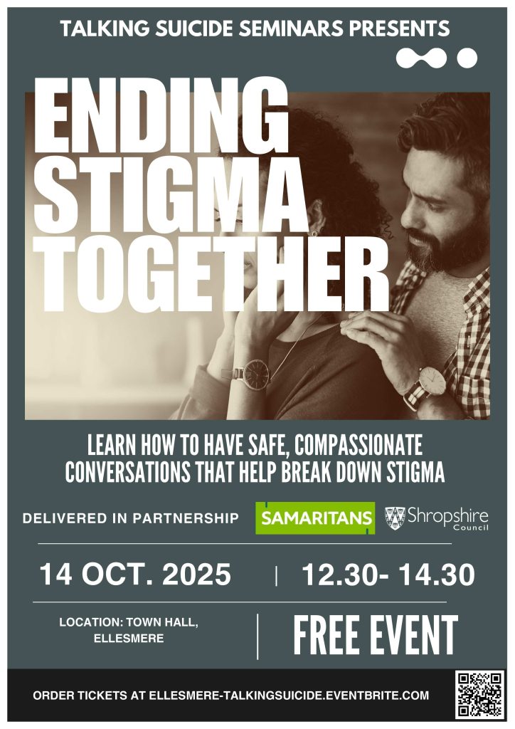 Ending Stigma Together - 14th October 2025 - Ellesmere Town Council ...
